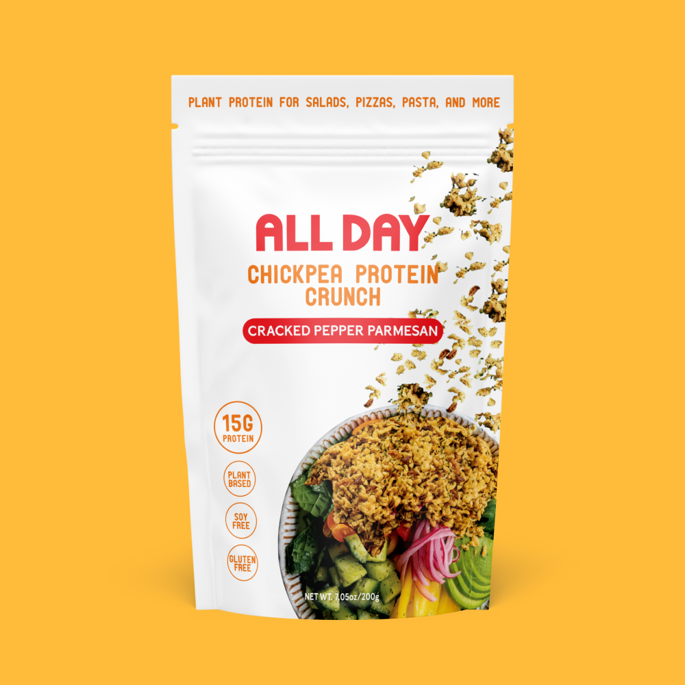 Cracked Pepper Parmesan Chickpea Protein Crunch (3 pack) – All Day Flavors